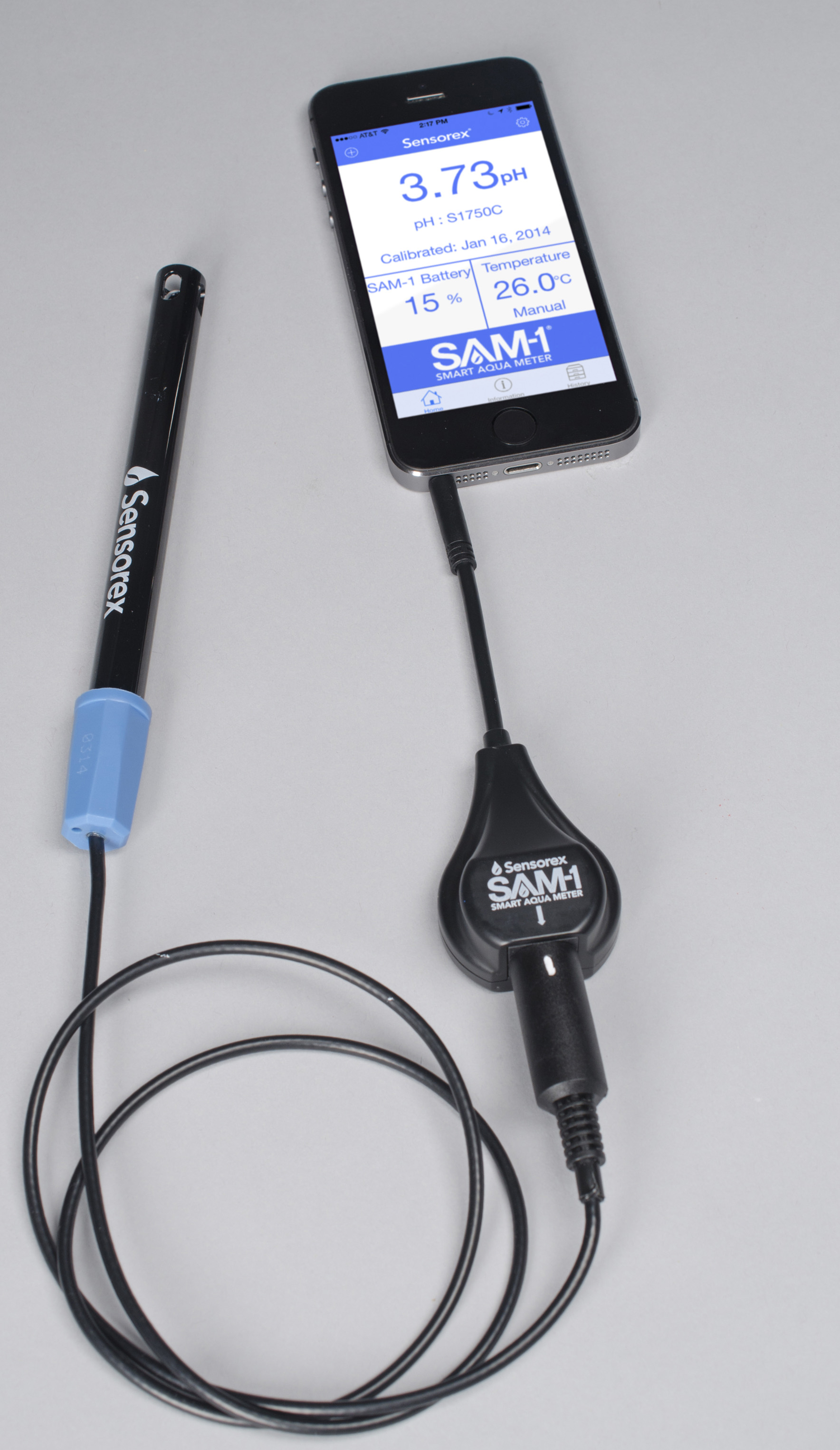 Measure pH, ORP or Conductivity Values on Your Smartphone