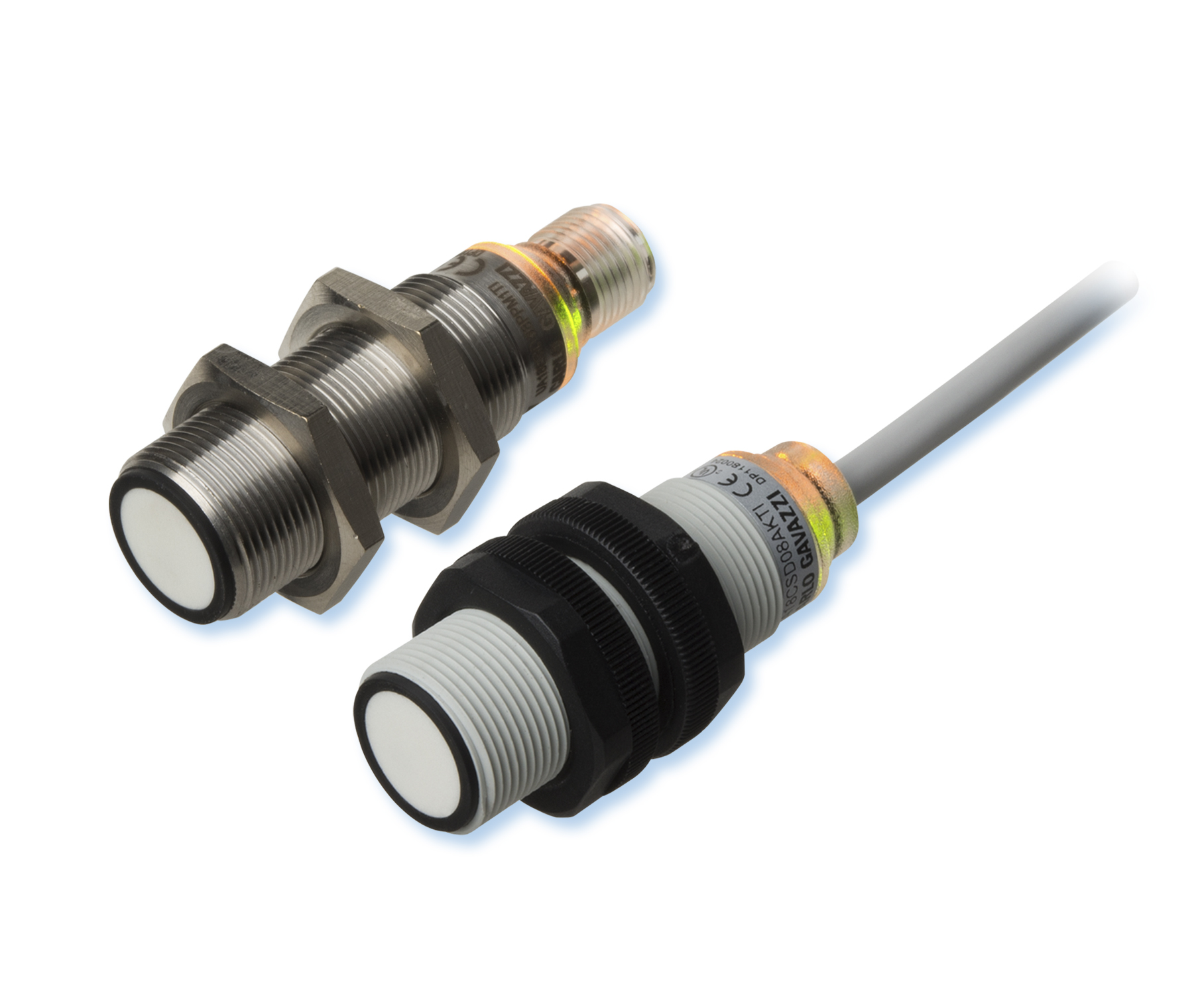 Compact Ultrasonic Sensors in Thermoplastic and Stainless Steel