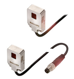 Robust space saving flat-pack photoelectric sensor