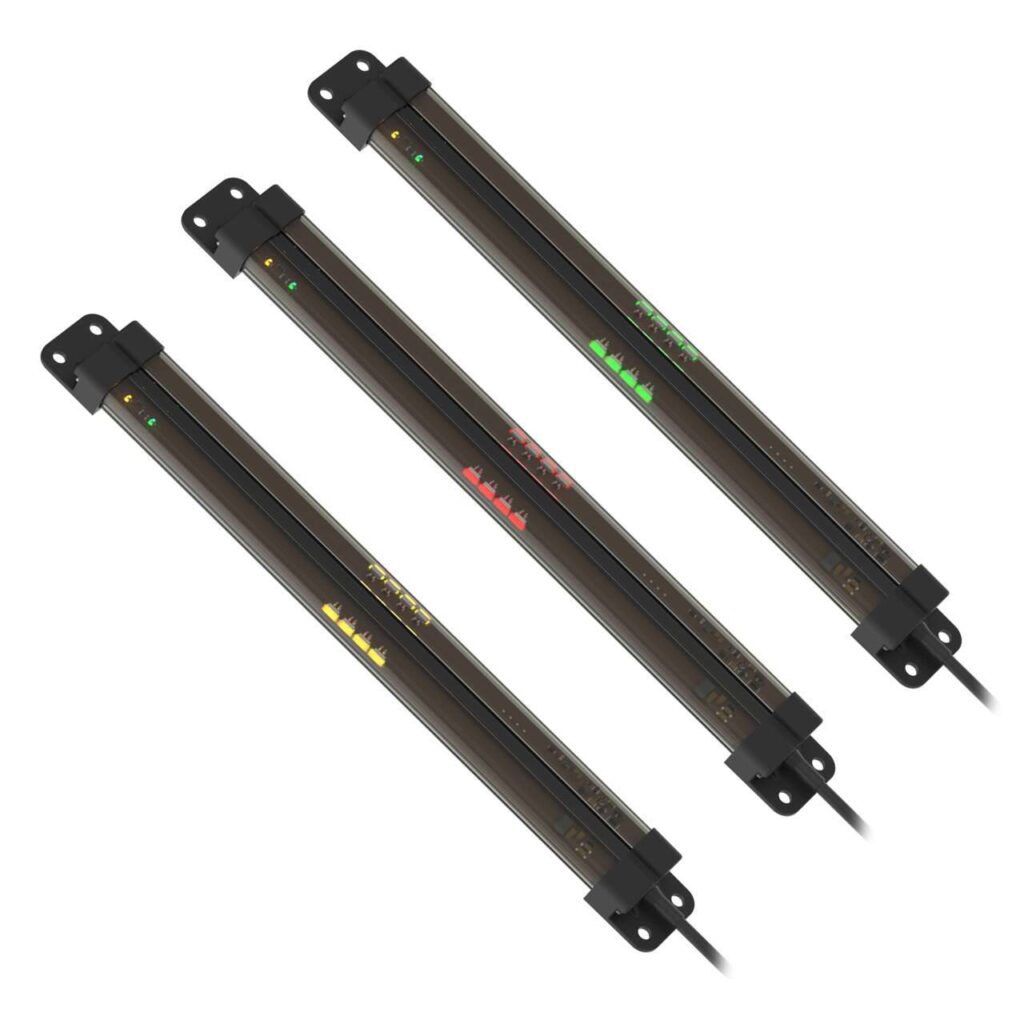 Verification sensor for optical sensing and intuitive indication